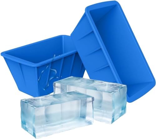 Amazon.com: Ice Block Molds for Ice Bath 2 Pack 16lbs XL Freezer Molds ...