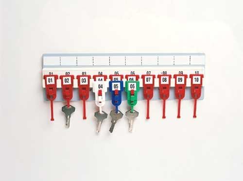 Helix 10 Key Wall metal strip Grey KS0033E – Key Cabinet : Amazon.co.uk ...