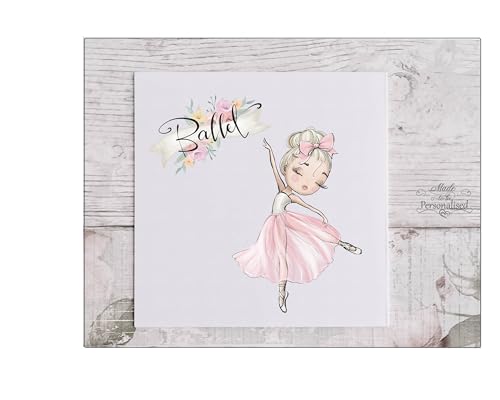 Ballerina card, well done on your ballet exam, good luck, Birthday card ...