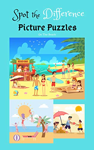 Spot the Difference Picture Puzzles On The Beach: Children Activities ...
