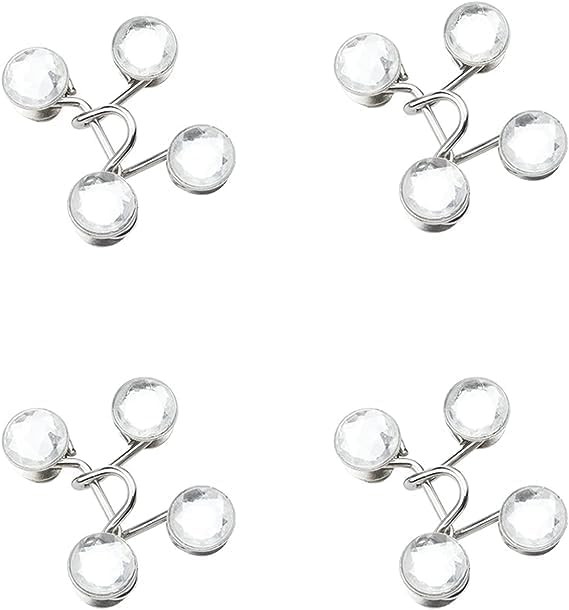 MGNLR Instant Jeans Button Pins Waist Tightener Set, Make The Waist Fit ...