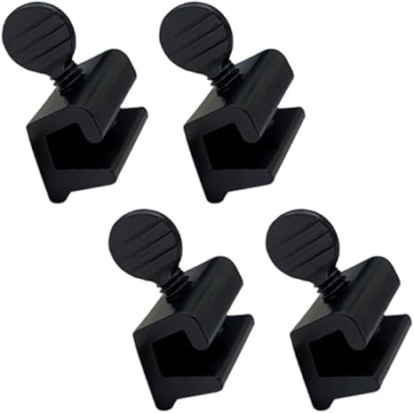 QCAA Single Small Sliding Window Security Lock, Aluminum, Black Coated ...