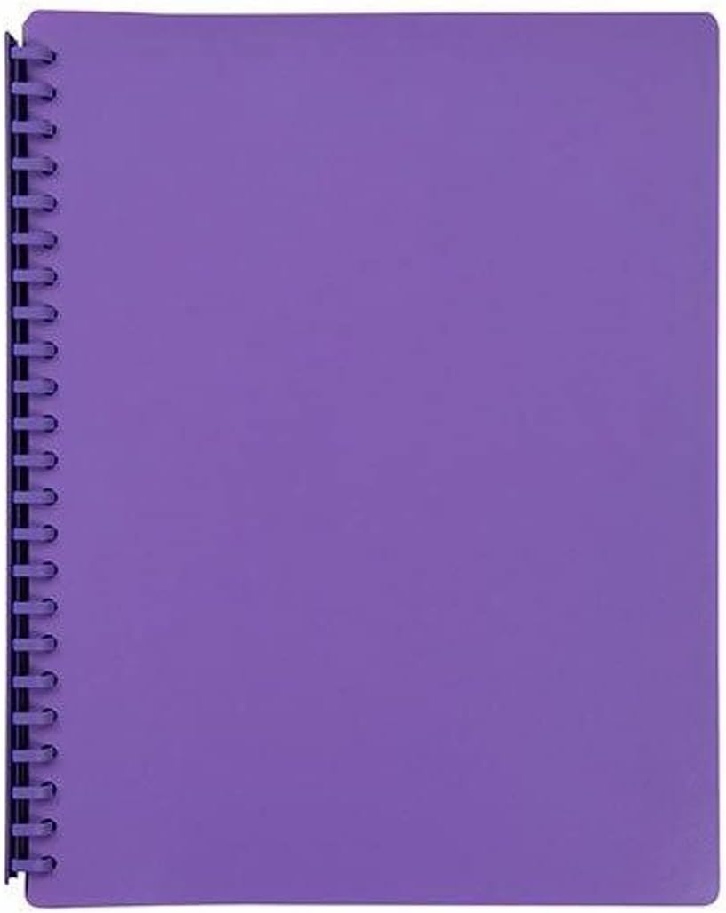 MARBIG(R) 2007019 Display Book Refillable A4 20 Pockets Purple: Binders ...