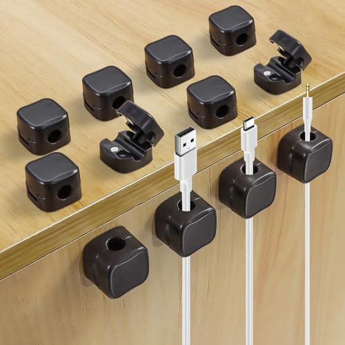 Amazon.com: 12 Pack Cord Organizer, Magnetic Cable Management Clips for ...
