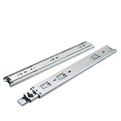 Enox ESLIDE 014 BK Zinc Plated Ball Bearing Telescopic Slide (Drawer ...
