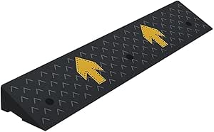 Amazon.com: JKIOOW 4'' Heavy Duty Driveway Ramps, Anti-Slip Rubber Ramp ...