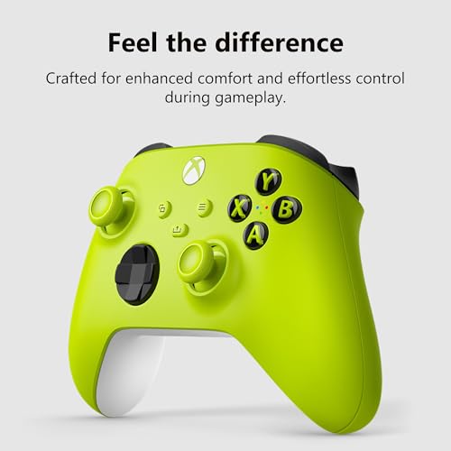 Xbox Wireless Gaming Controller | Electric Volt | Console, PC, & Cloud ...