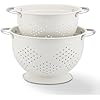 Amazon.com: Rorence Powder Coated Steel Colanders: 3 Quart and 5 Quart ...