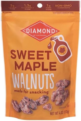 Amazon.com : Diamond of California Sweet Maple Walnuts 4 oz : Grocery ...