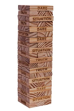 Buy Shy Shy Let’s Touch The Sky Wooden Stacking 45 Printed Block (Truth ...