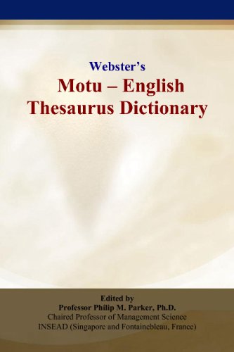 Webster’s Motu - English Thesaurus Dictionary: Parker, Philip M ...