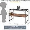 Amazon.com: 20-30 Gallon Fish Tank Stand with Power Outlets,Aquarium ...
