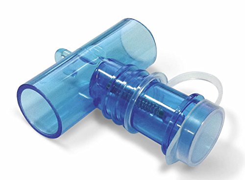 Medline Valved Aerosol Tee Adapters, 22 mm O.D./O.D. Connection, Spring ...