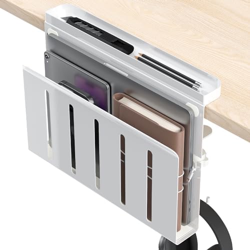 Amazon.com: Desk Side Storage, Under Desk Laptop Holder Laptop Storage ...
