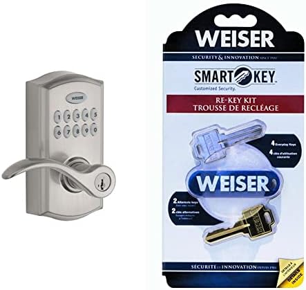 Weiser Smartcode 10 Satin Nickel Light Commercial Electronic Door ...