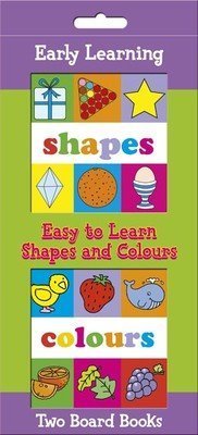 Easy To Lean Shapes And Colours Two Board Books Early Learning ...