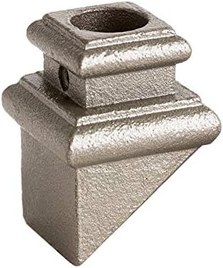 Satin Clear 16.3.27 Angled Base Shoes for 9/16 inch Round Tuscan Iron ...