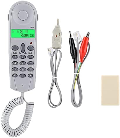 Goshyda Wired Telephone Phone Line Tester, Wired Fixed Telephone Phone ...