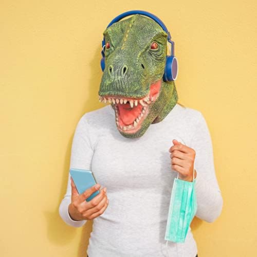 Amazon.com: Halford Dinosaur Mask, Scary Dino Head Mask, Horror Latex ...