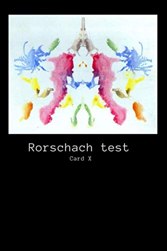 Amazon.com: Rorschach test Card 10: Lined Note book: 9798642378236 ...