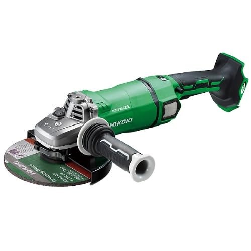 HIKOKI G3618DAS4Z-LI Cordless Angle Grinder, 36V MultiVolt Tool, 5300 ...