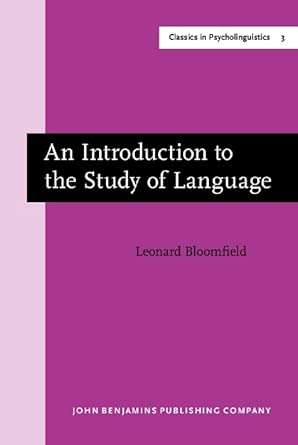 Amazon.com: An Introduction to the Study of Language (Classics in ...