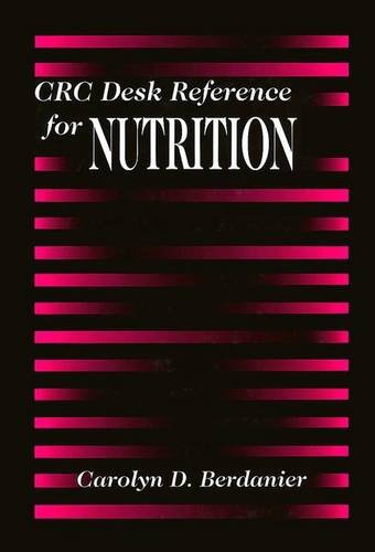 CRC Desk Reference for Nutrition: 9780849396823: Medicine & Health ...