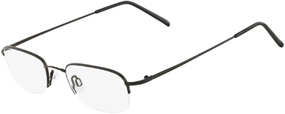 Amazon.com: FLEXON Eyeglasses 607 033 Light Gunmetal 51MM : Clothing ...