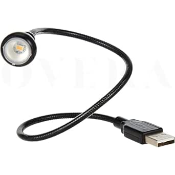 Buy overa USB Foldable Night Light LED Keyboard Reading Flexible Snake ...