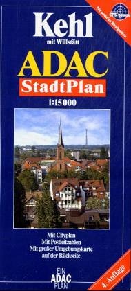 Amazon.co.jp: ADAC Stadtplan Kehl mit Willstaett 1 : 15 000. Mit ...