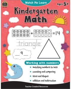 Amazon.com: Teacher Created Resources Watch Me Learn: Kindergarten Math ...