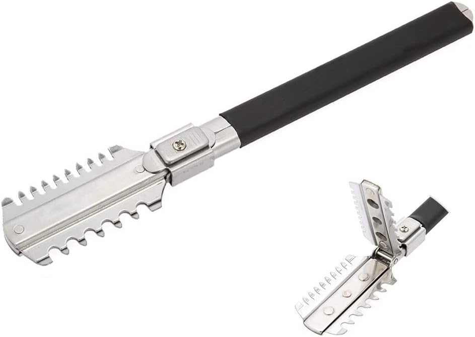 Nicoone Hair Cutter Comb,Stainless Steel Double Sided Hair Thinning ...