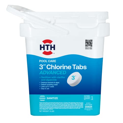 Snapklik.com : HTH 42054 Swimming Pool Care Super 3 Chlorinating Tablets