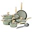 Amazon.com: MAISON ARTS Pots and Pans Set Non Stick, 12 Piece Green ...