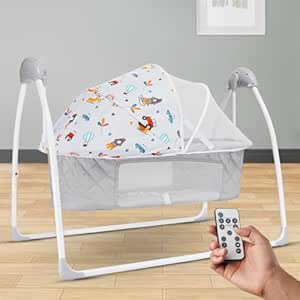 R for Rabbit Fabric Lullabies Plus Electric Baby Cradle Automatic Swing ...