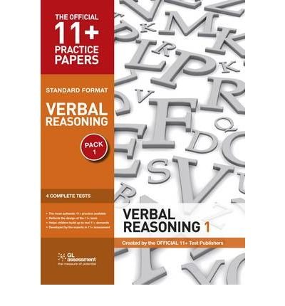 [11+ Practice Papers, Verbal Reasoning Pack 1, Standard Format: Test 1 ...