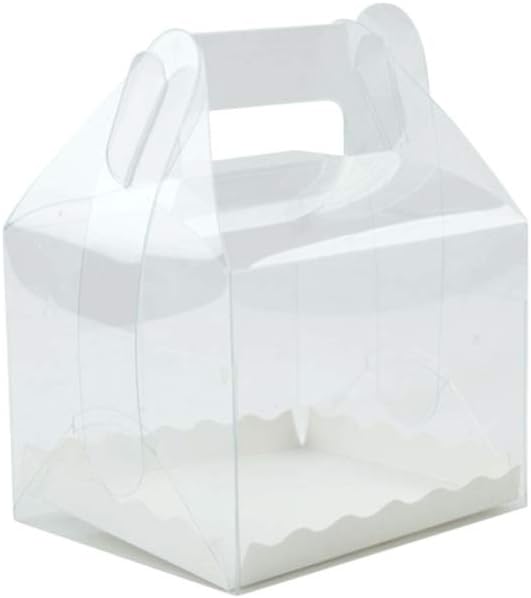 Amazon.com: 6 psc Cake Roll Box Transparent Plastic Portable Dessert ...