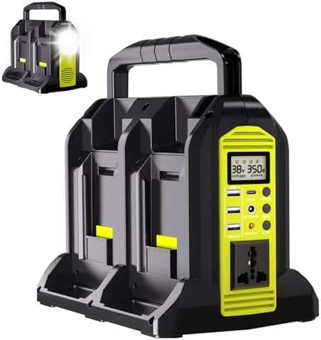 Amazon.com: 350W Power Inverter for Ryobi 40v Battery, 4-Ports DC 40V ...