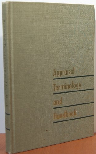 Appraisal Terminology and Handbook: Editor: 9781125525708: Amazon.com ...