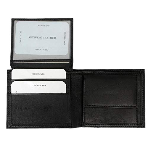 SHREE OM LEATHERS Black Formal Regular Wallet : Amazon.in: Bags ...