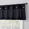 Amazon.com: Archaeo Cotton Blend Button Tab Top Cafe Curtains, Valance ...