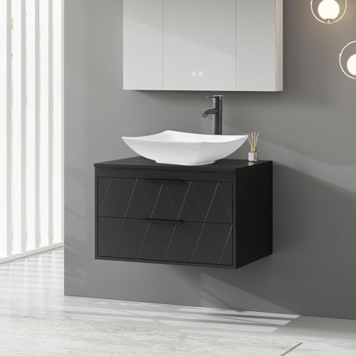 eclife 30" Floating Bathroom Vanities with Sink Combo, Wall Mounted ...