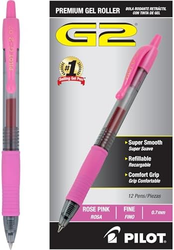 Amazon.com: Pilot, G2 Premium Gel Roller Pens, G2 Boost Pink Pack, The ...