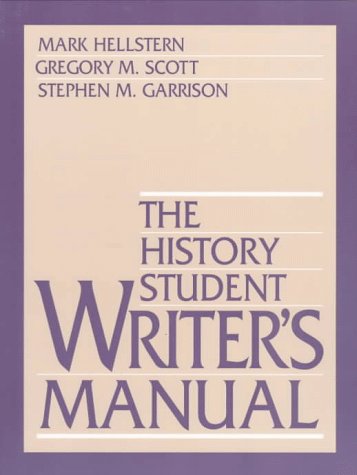 Amazon.com: The History Student Writer's Manual: 9780138747282 ...