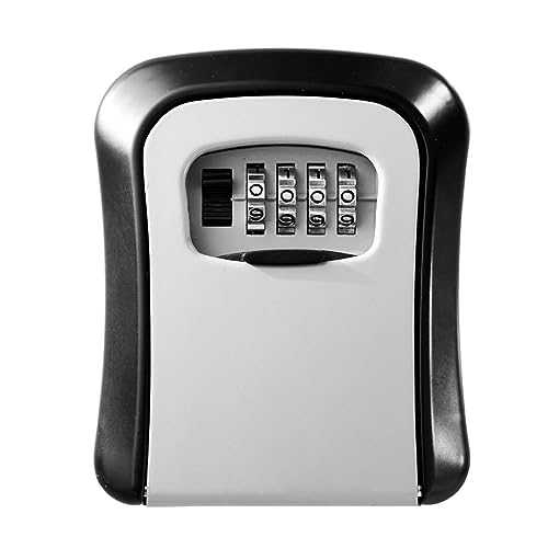 Westspark 4 Digit Key Safe Wall Mounted Box Outdoor High Security Code ...