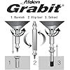 Alden 8440P Grabit Pro Broken Bolt and Damaged Screw Extractor 4 Piece ...