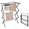 Amazon.com: YUBELLES 3 Tiers Foldable Clothes Drying Rack, Vertical ...