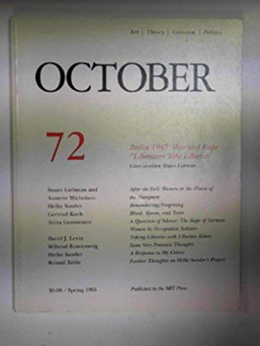 October 71, Spring 1995: LIEBMAN, Stuart & others / KRAUSS, Rosalind ...
