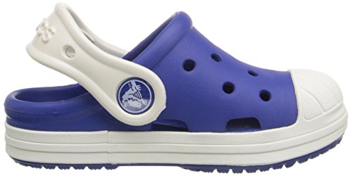 Buy crocs Kids Unisex Bump It Cerulean Blue and Oyster Clogs and Mules ...