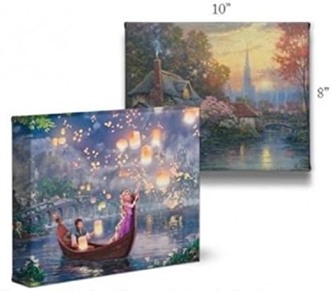 Thomas Kinkade Disney Paintings Tangled